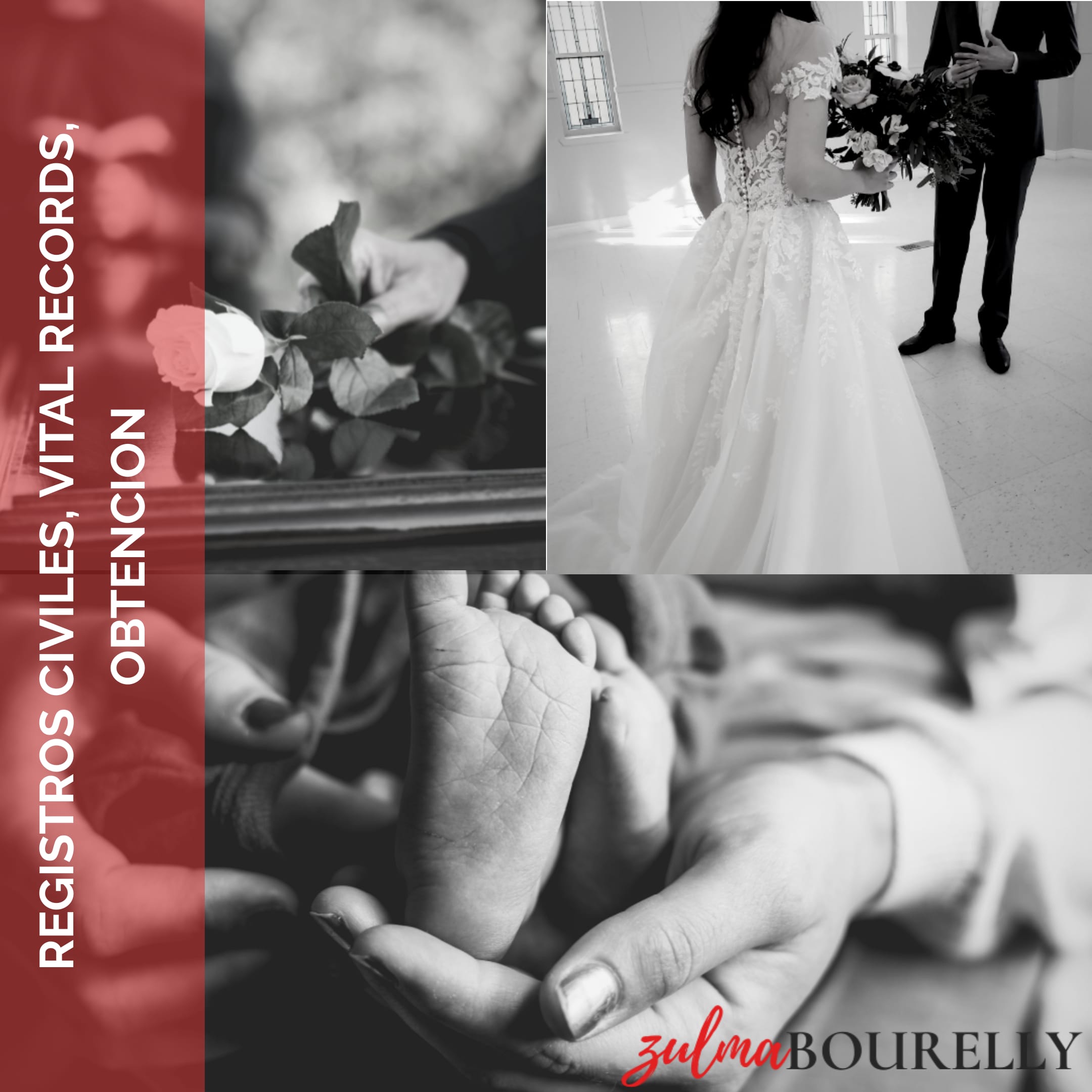 Registros Civiles, Vital Records, Obtencion - Apostille de la Haya